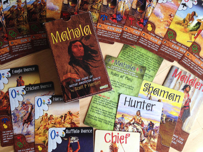 Card game themed around the beautiful dances of the Native American ...